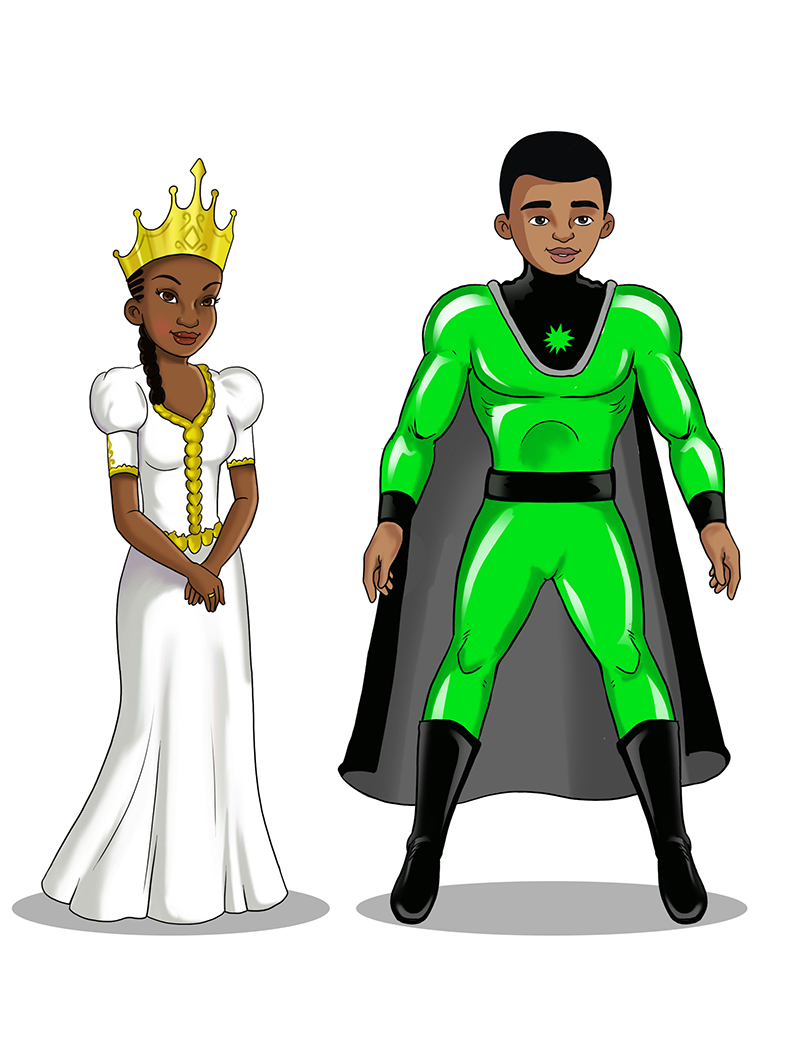The Princess and the Superhero – Shop Just Like Me World